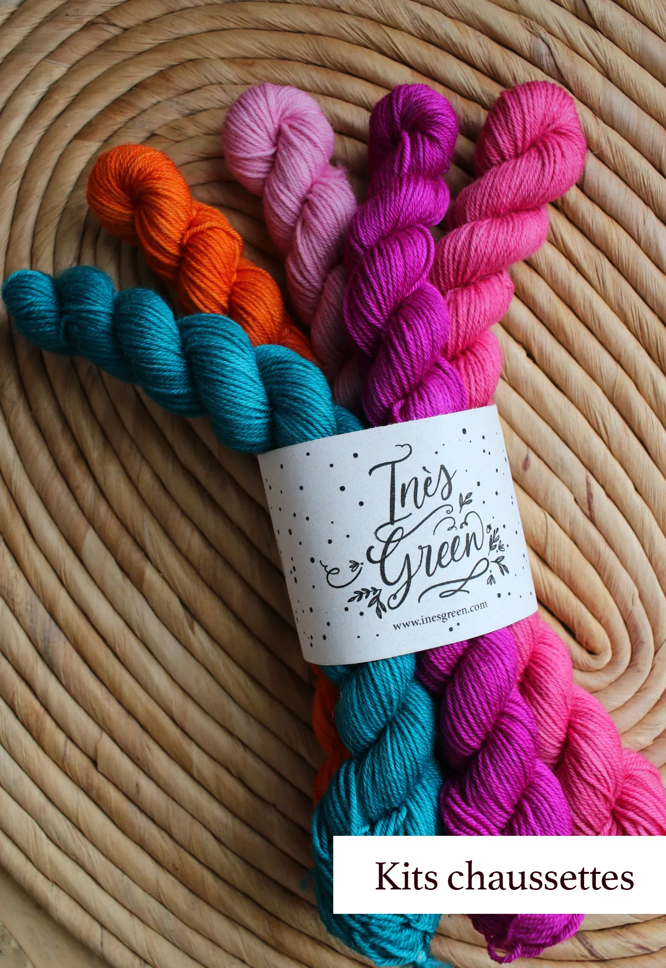 Inès Green - Laines naturelles teintes à la main pour vos créations uniques